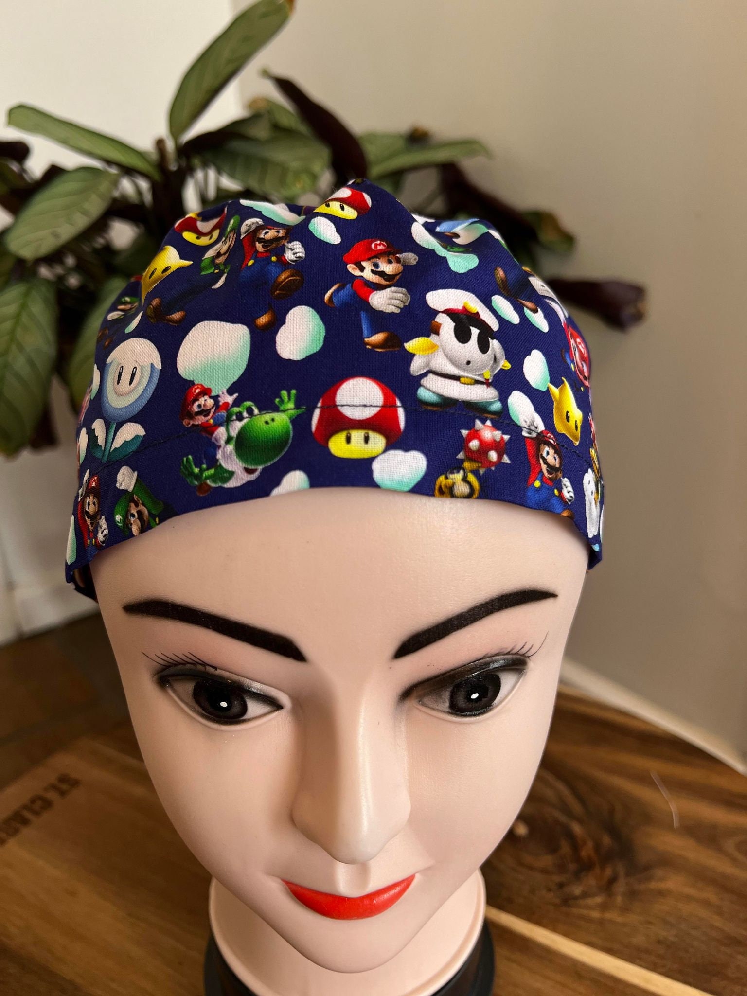 Mario Character Theme Scrub Cap - Unique Gift for Surgeon, Nurse ...