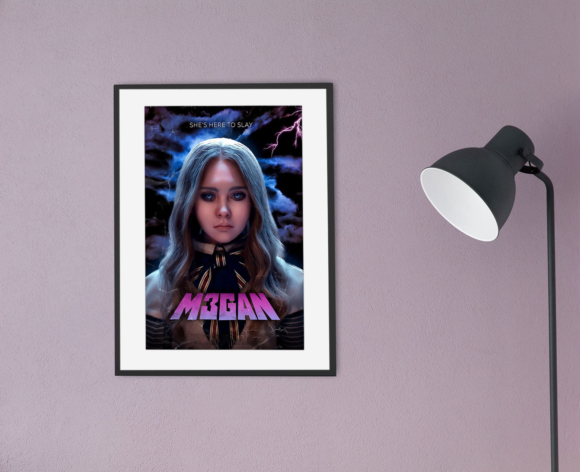 M3gan Poster, Megan Movie 2023 Poster, Megan Dance Print Art sold by ...