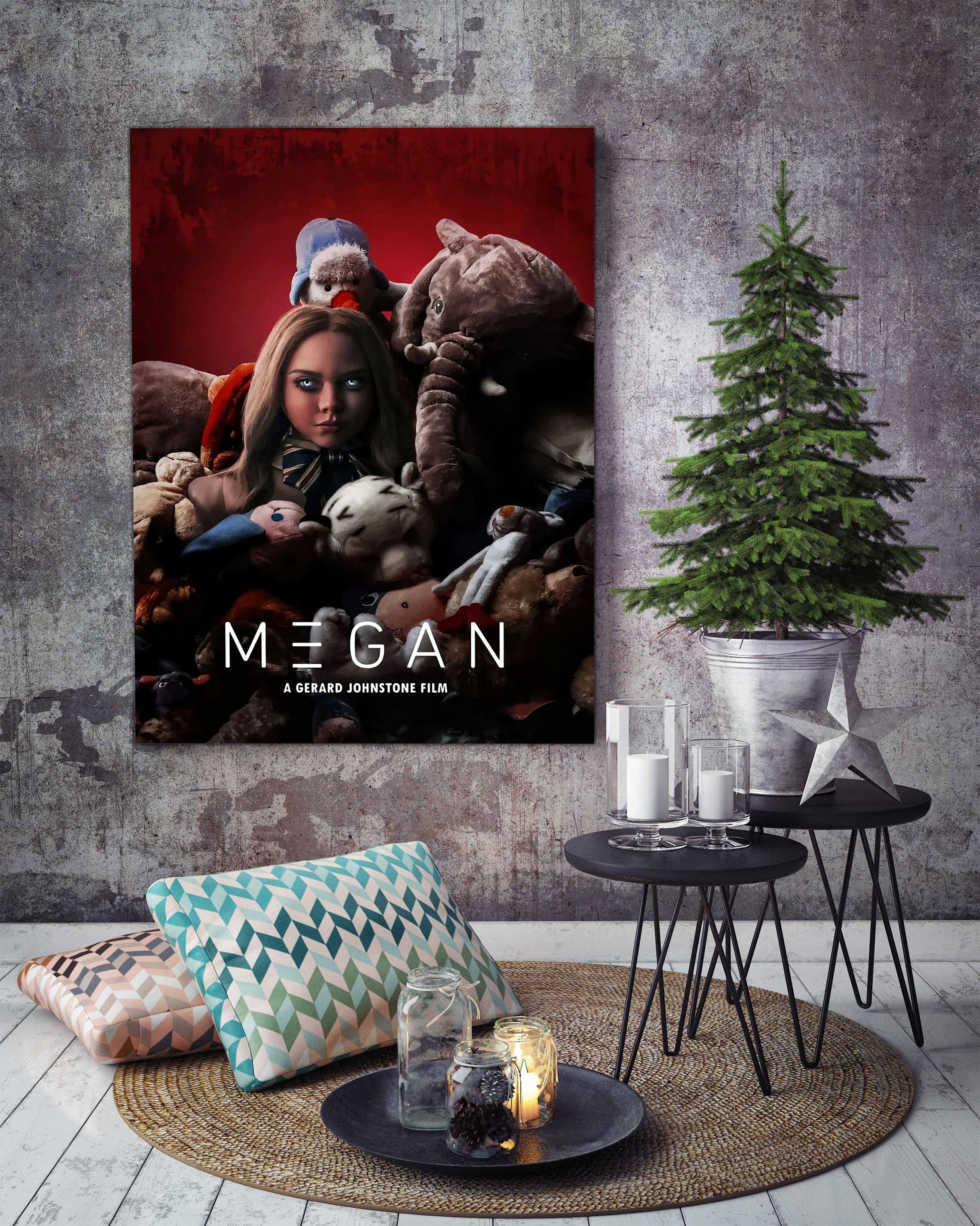 M3gan Poster, Megan Movie 2023 Poster, Megan Dance Print Art, Horror ...