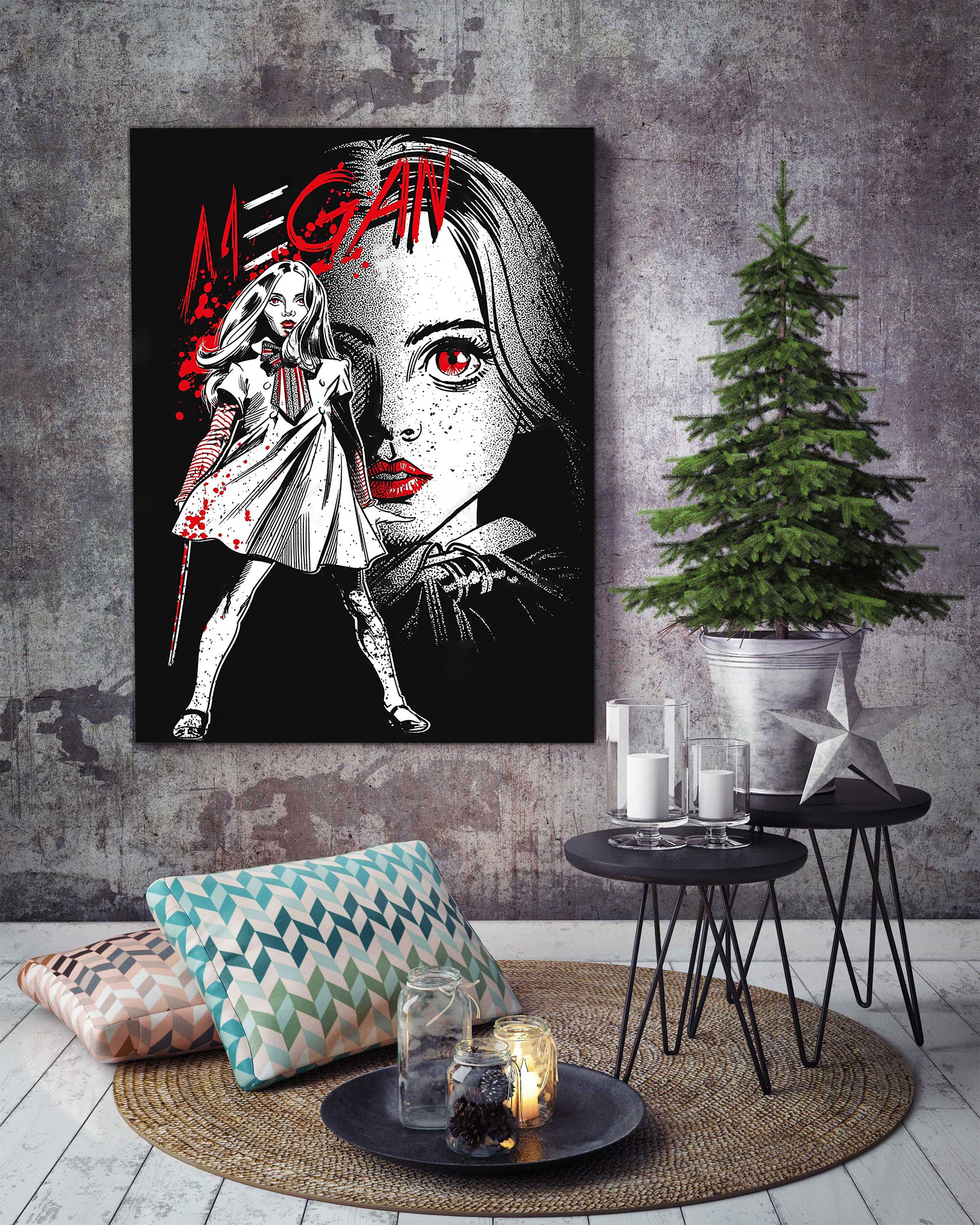 M3gan Poster, Megan Movie 2023 Poster, Megan Dance Print Art