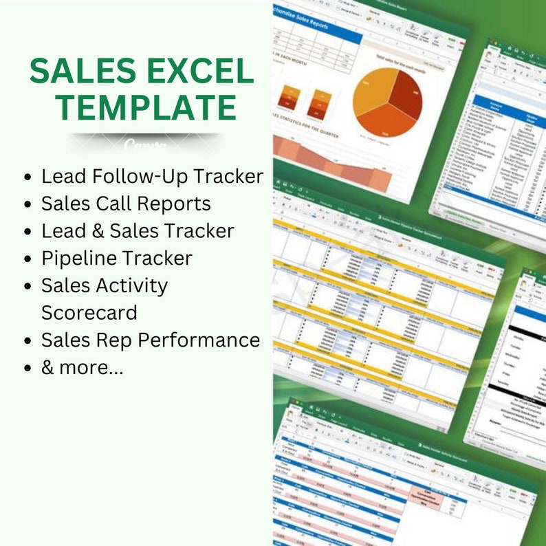 Excel Template for Project Management Excel for Sales Templates Charts ...