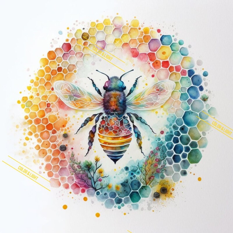 Bee Art - Etsy