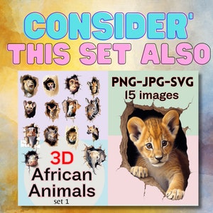 3d Farm Animal Clipart, Wall Art Quality, 15 Images, Commercial License ...