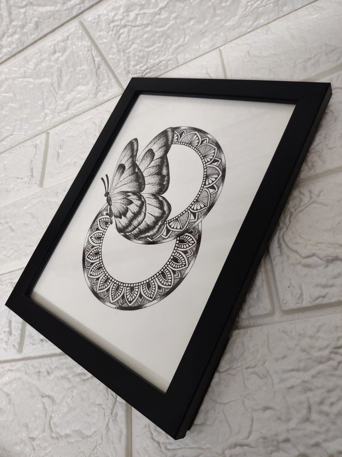 Handmade Mandala Art A5 Size - Etsy