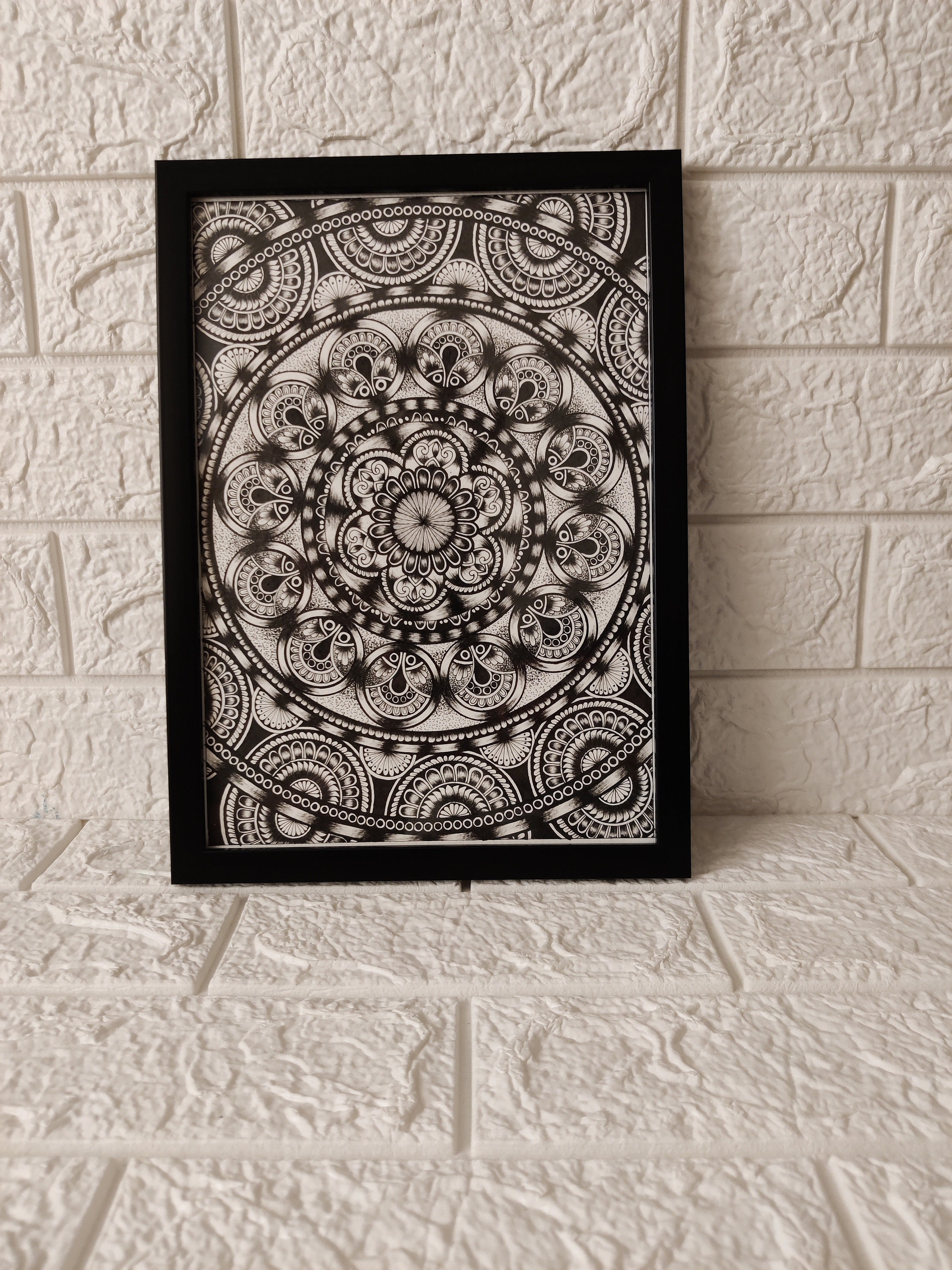 Handmade A4 Size Mandala Art - Etsy