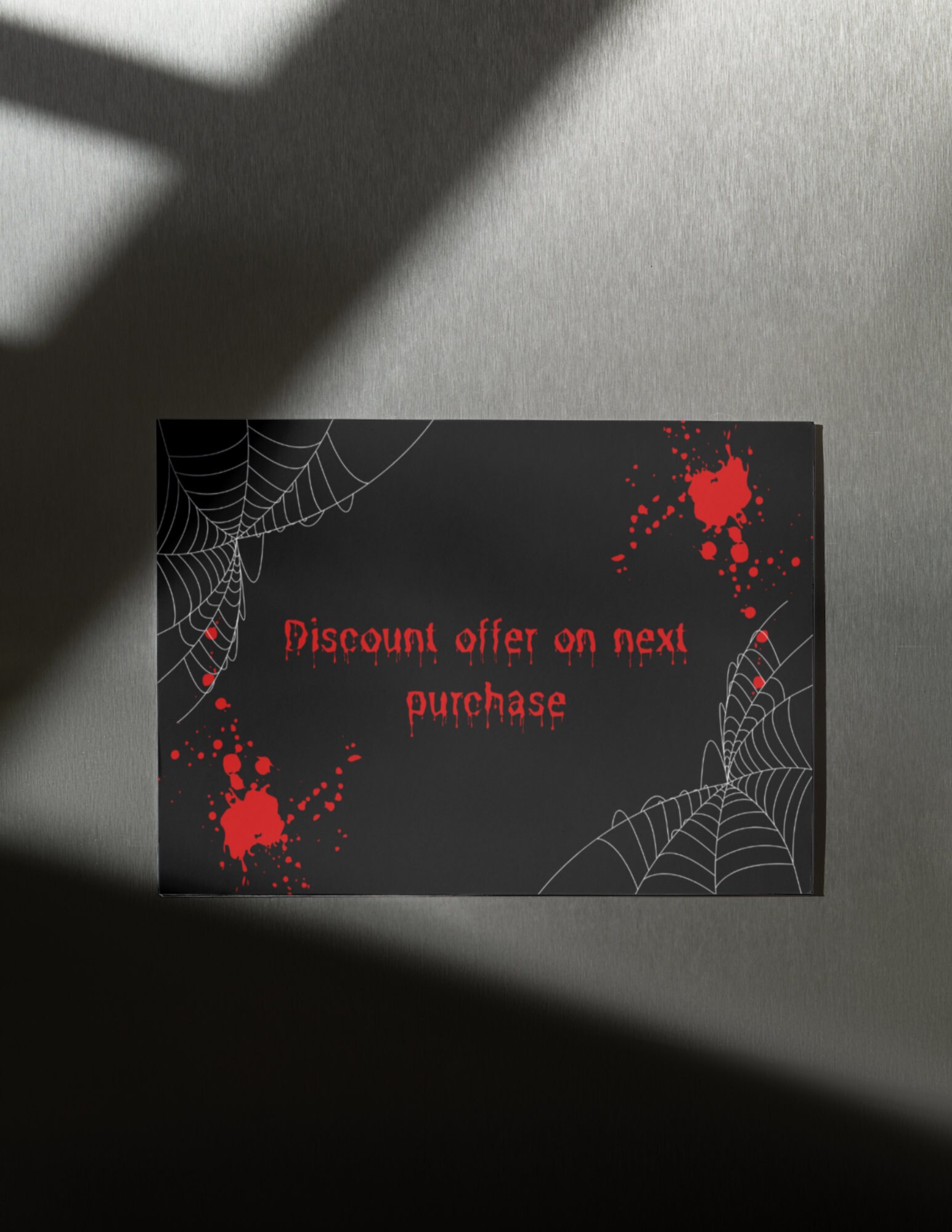 Spooky Thank You Card - Etsy