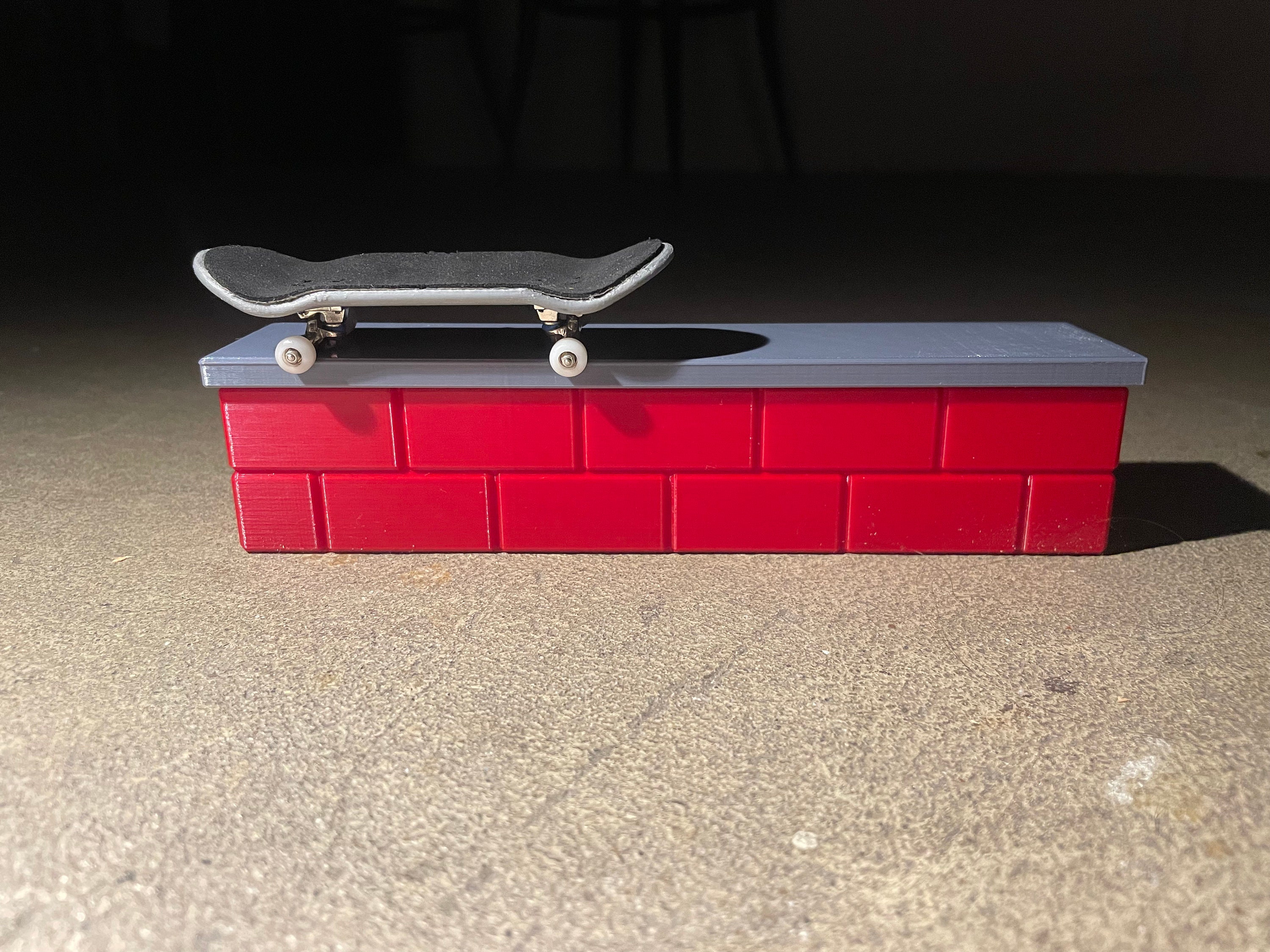 Brick Ledge // 3D Printed Fingerboard Ramp - Etsy