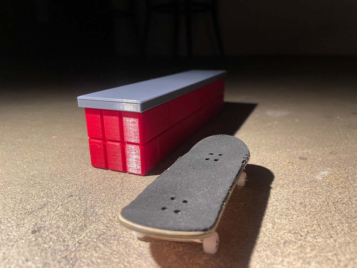 Brick Ledge // 3D Printed Fingerboard Ramp - Etsy