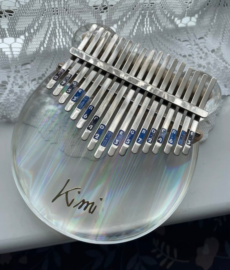 Kimi Kalimba Thumb Piano Musical Instrument. 17 Key Instrument for ...