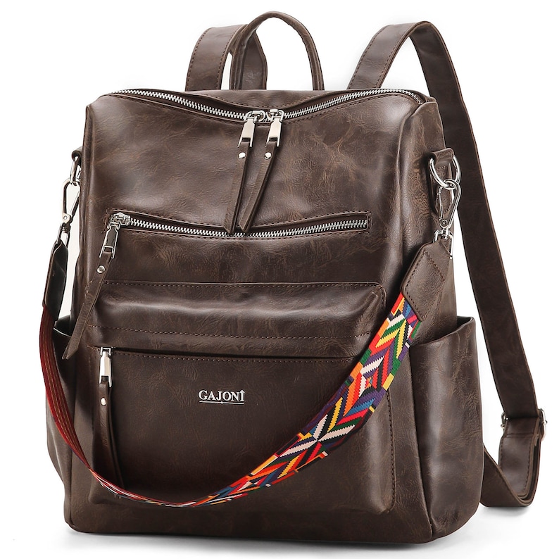 Gajoni Backpack Purse for Women-vegan Leather Fashion Backpack With ...