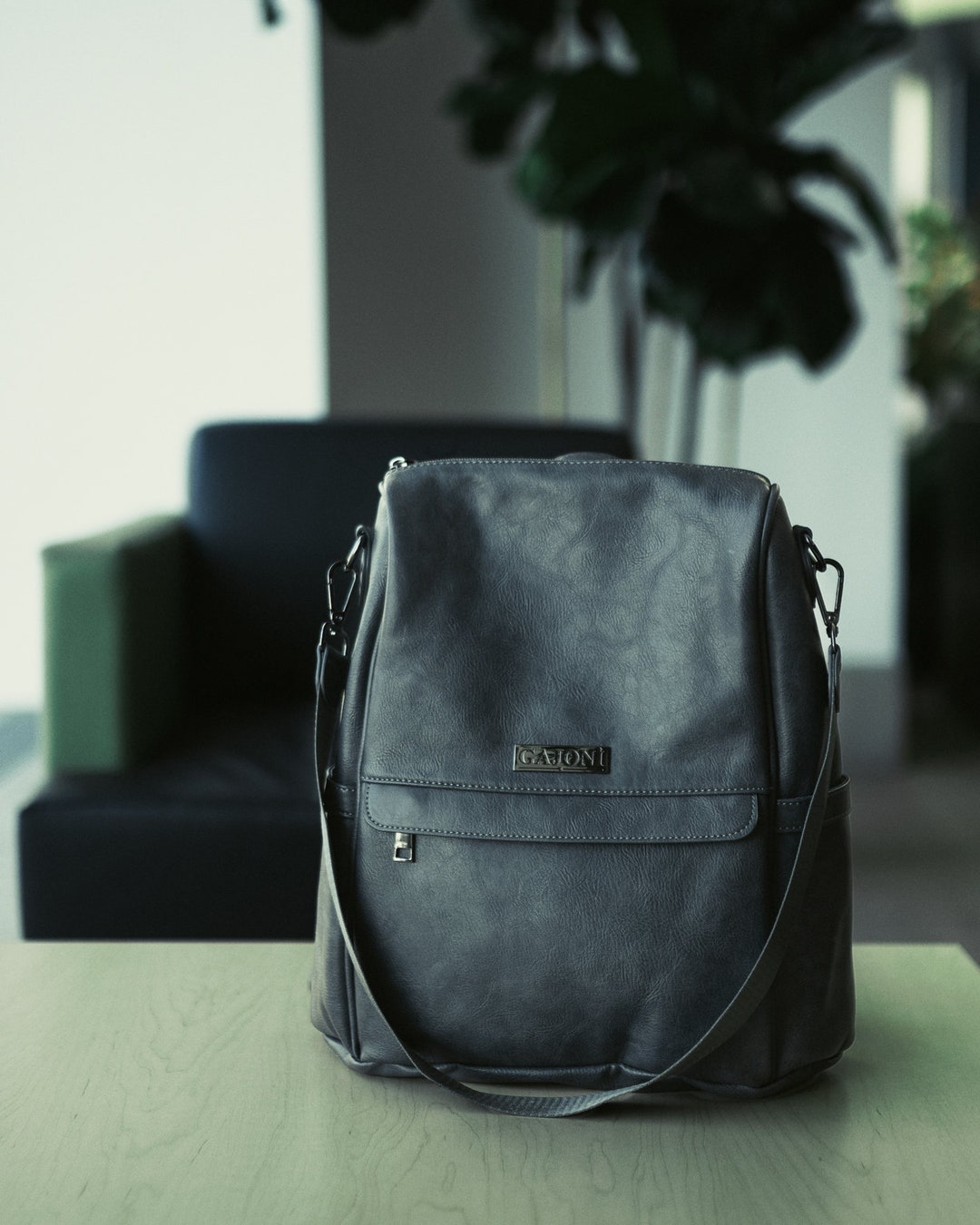 Gajoni Vegan Leather Backpack Purse - Multi-use Anti-theft Handbag for ...