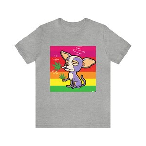 Cartoon Chihuahua Smoking Cannabis Tshirt Animal Shirt - Etsy