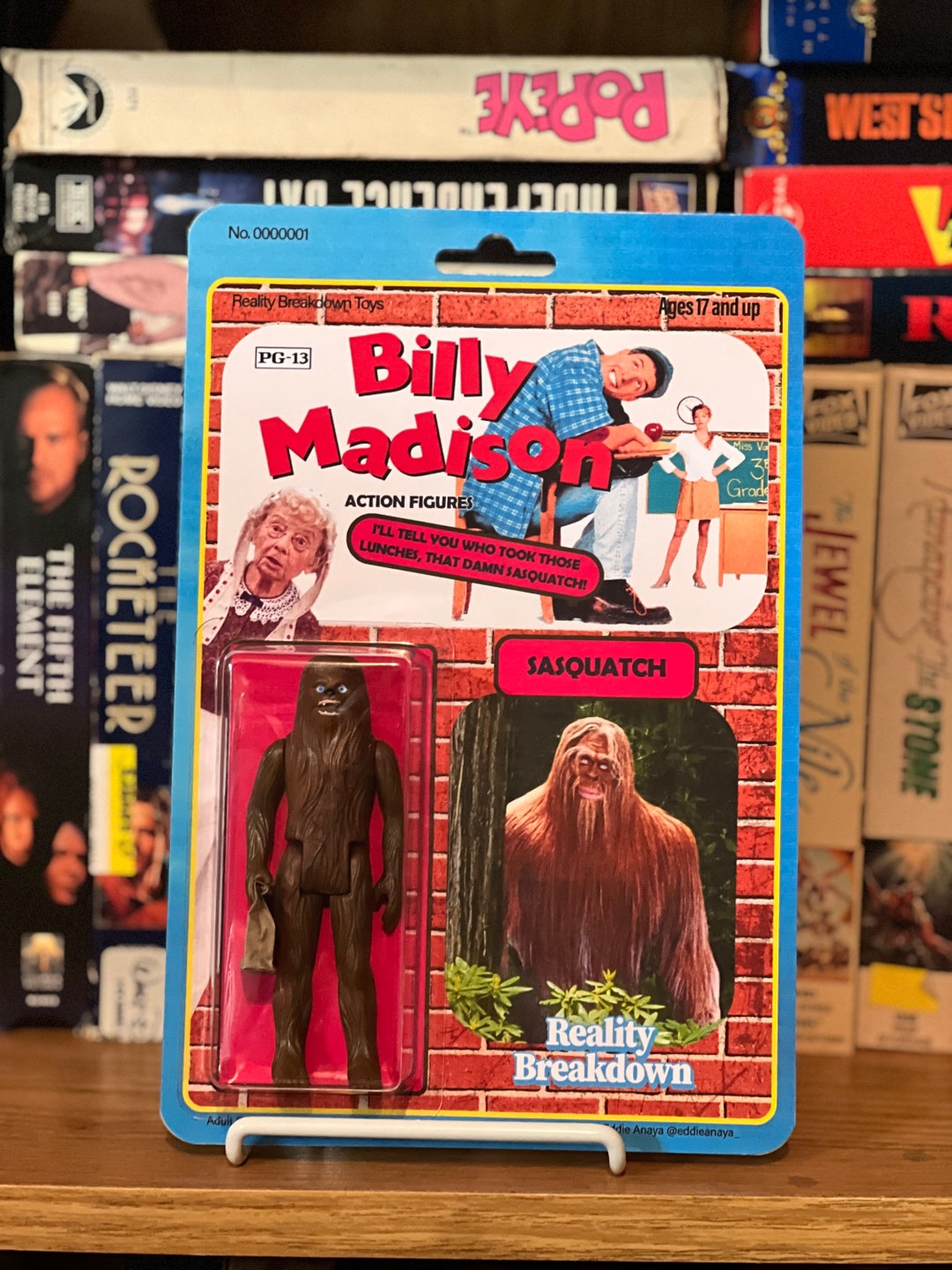 Custom That Damn Sasquatch Billy Madison Bootleg Action Figure - Etsy