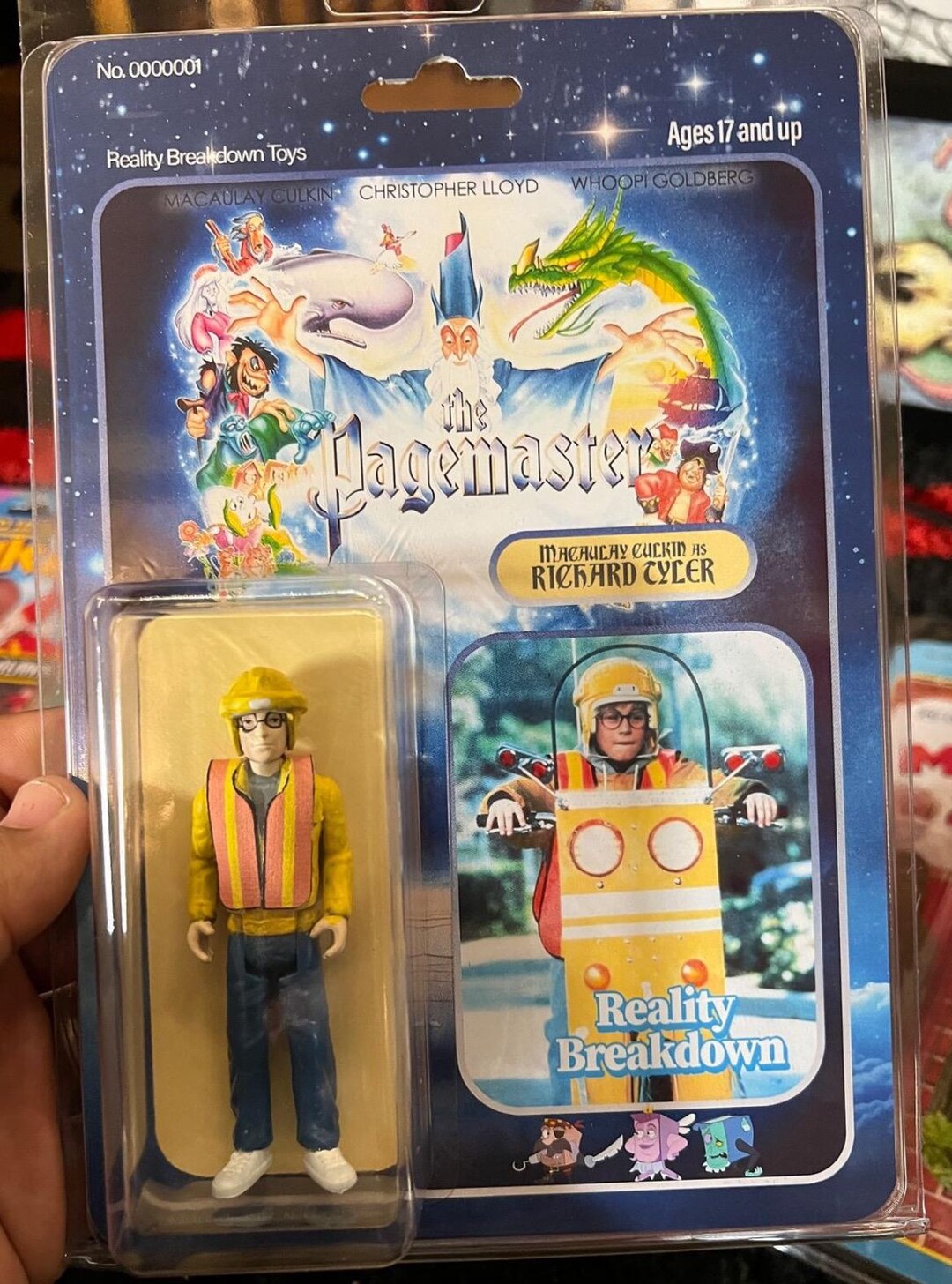 Custom Pagemaster Richard Bootleg Action Figure - Etsy