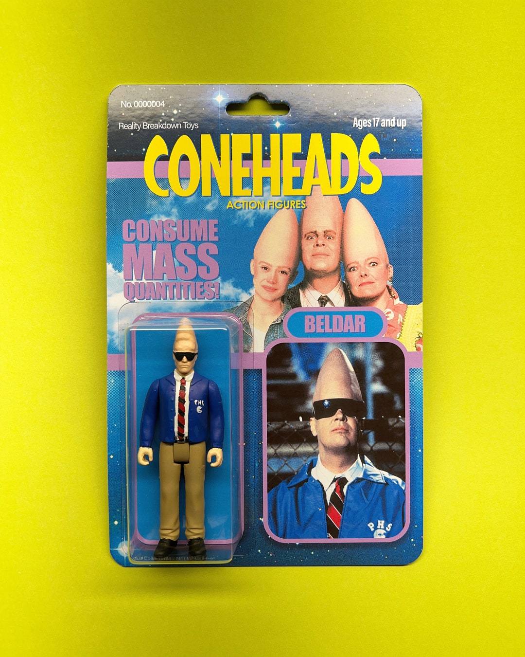 Custom Beldar Coneheads Bootleg Action Figure - Etsy