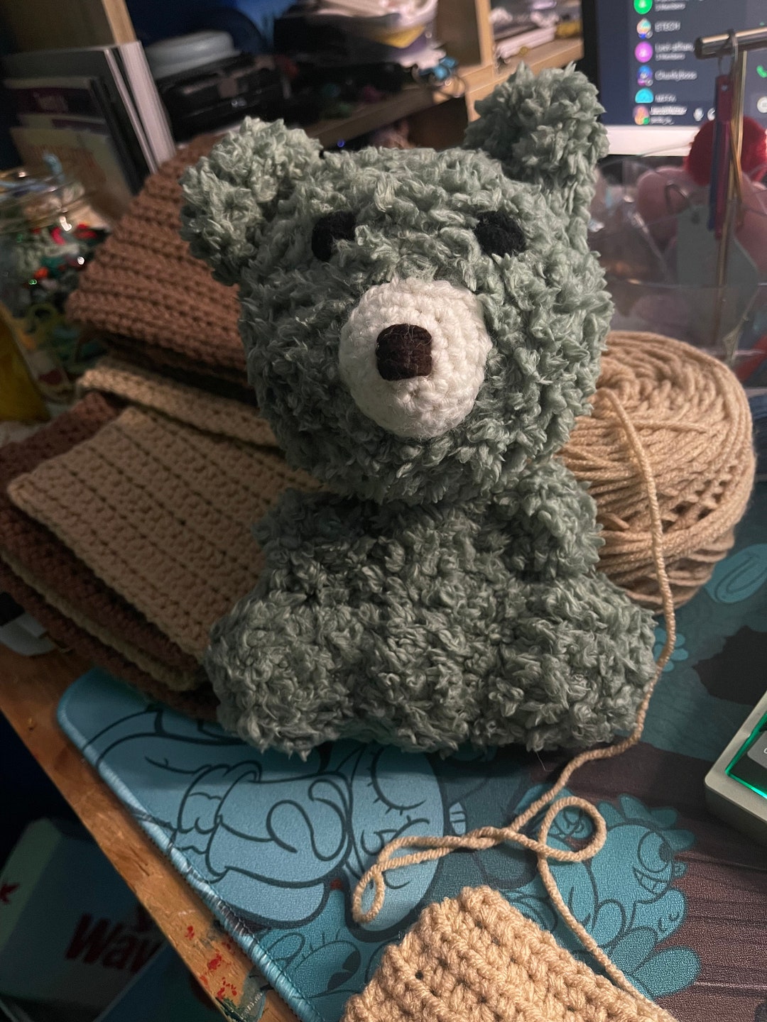 Fluffy Teddy Bear - Etsy