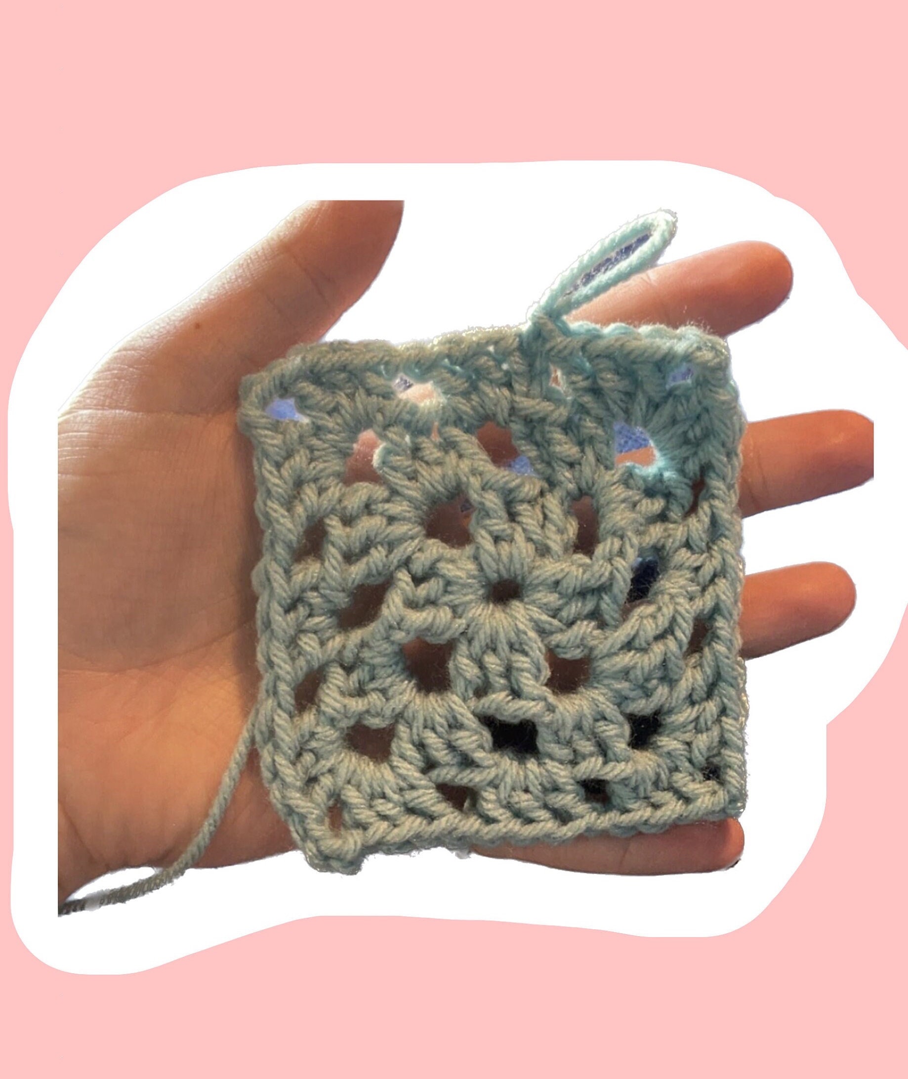 Crochet Granny Square Coasters (set of 6) - Etsy