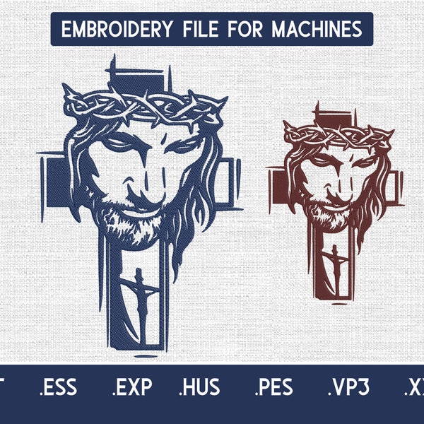 Jesus Embroidery - Etsy