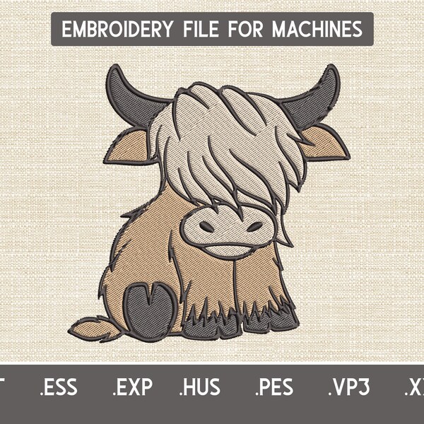 Cow Embroidery - Etsy