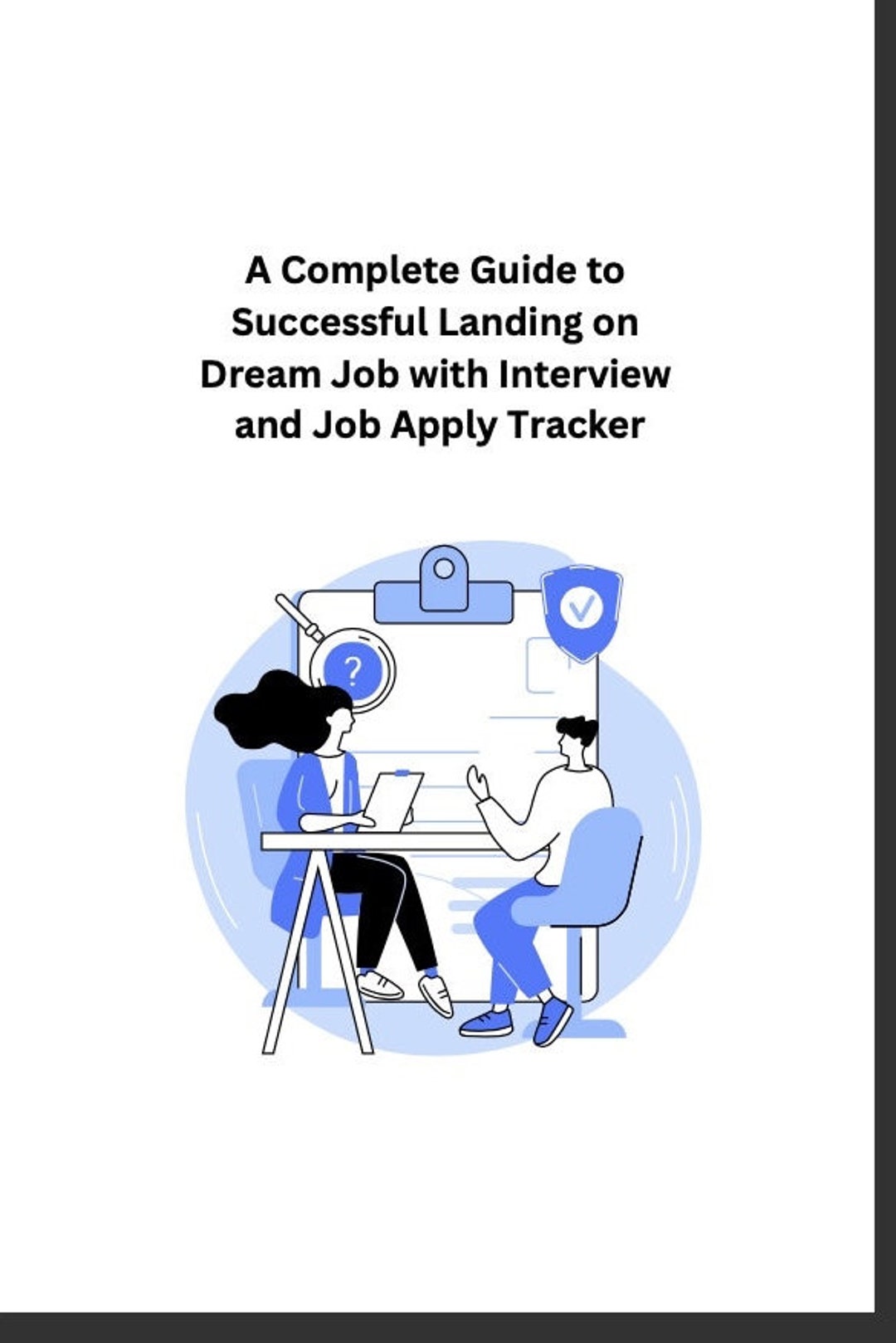 Download and Print the 6 X9' Interview and Job Apply Tracker, Interview ...