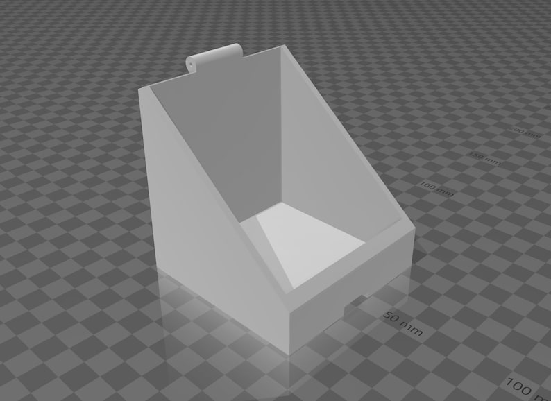 3D Printable Deck Box With Window - .STL File for 100-card Commander ...