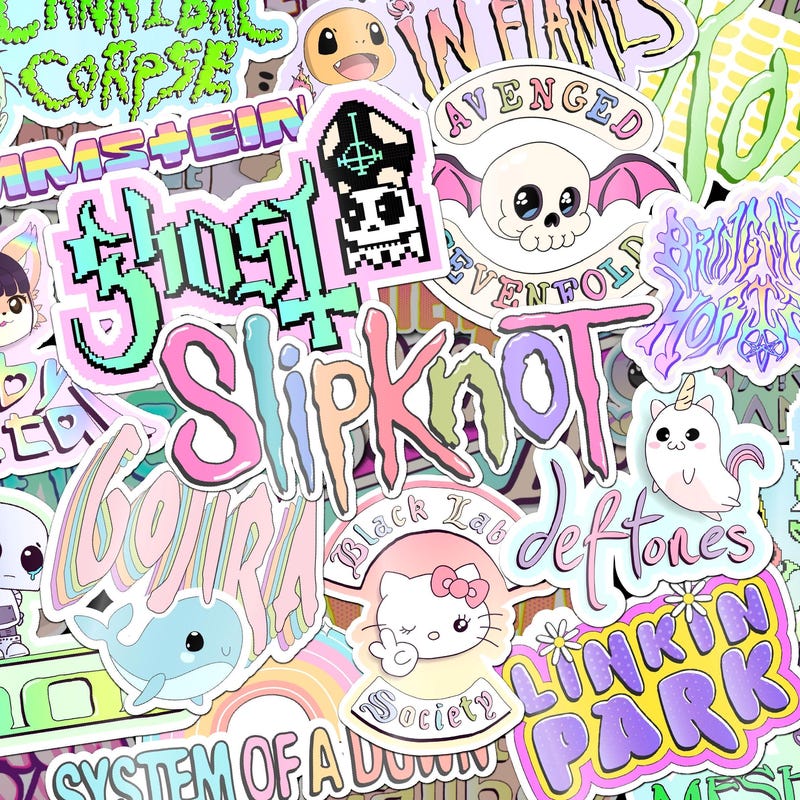 Band Stickers Rap - Etsy UK