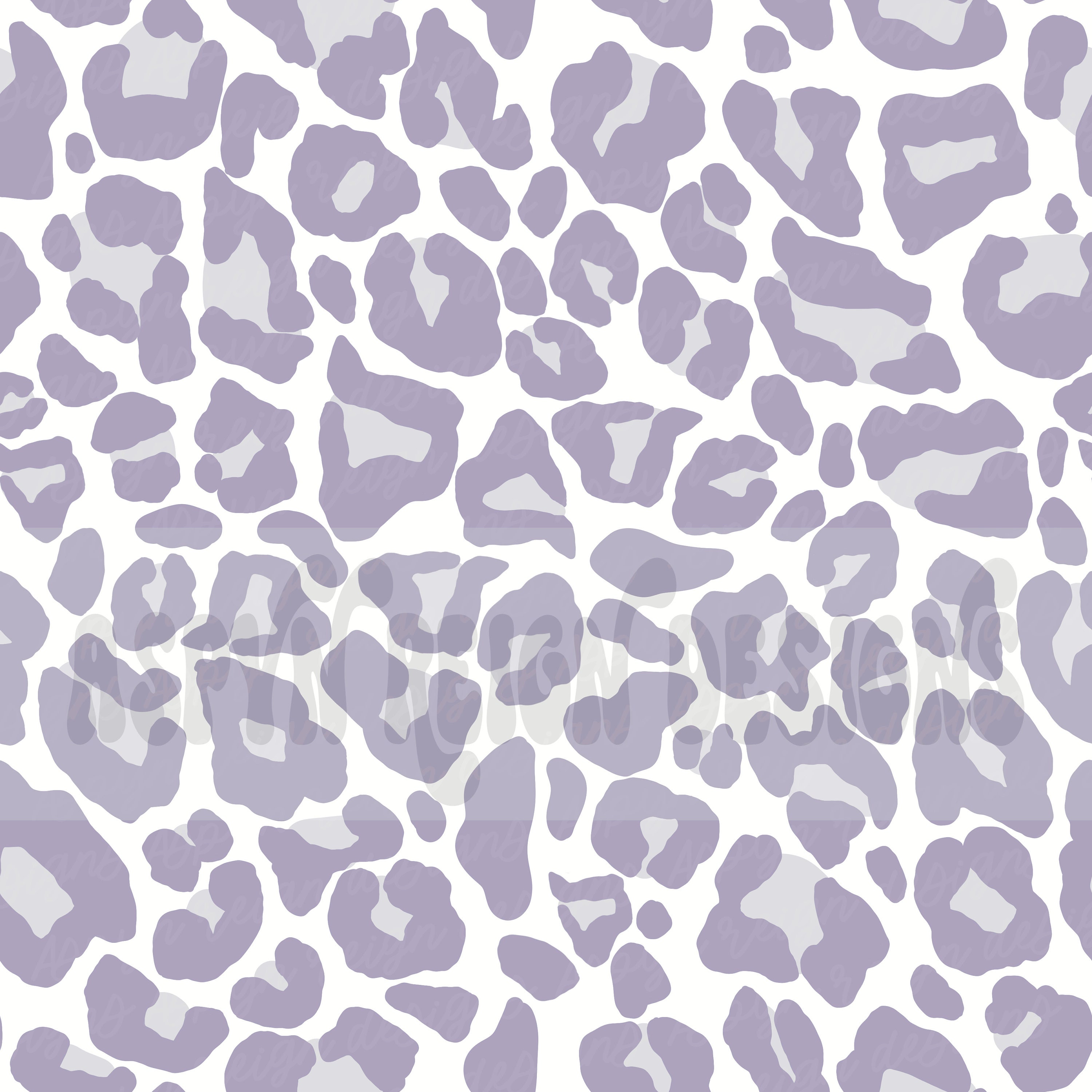 Purple & White Cheetah Print Seamless Files Repeating File Seamless ...
