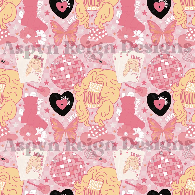 WWDD Seamless Pattern Western Seamless Files Repeating - Etsy