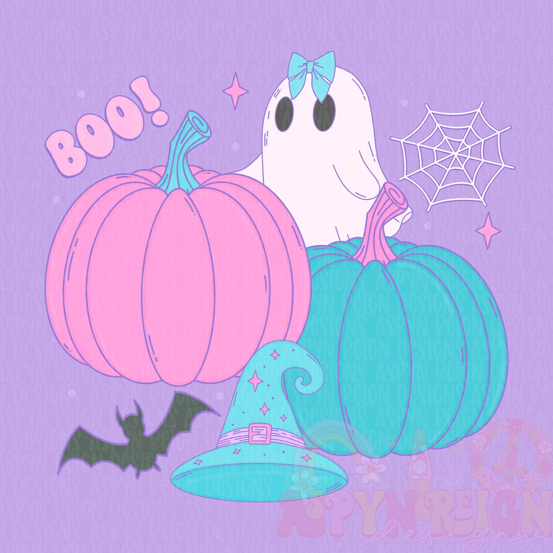 Girly Ghost PNG Halloween PNG Girly PNG Digital Download - Etsy