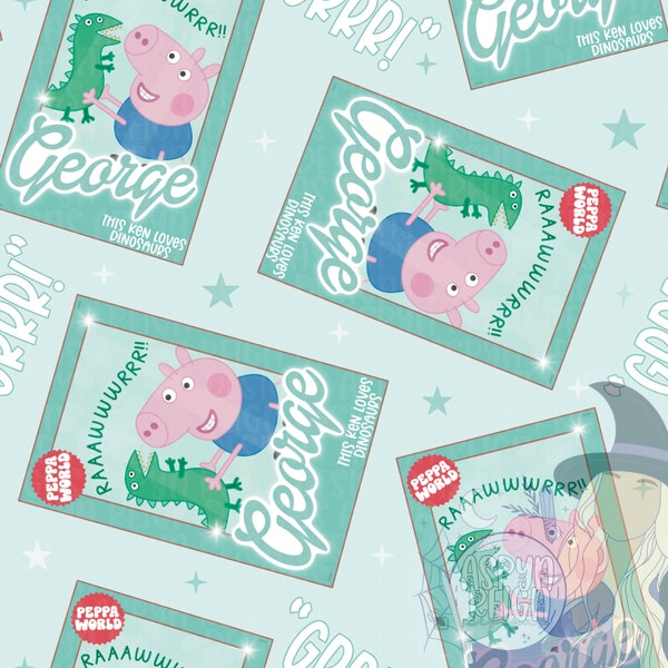 Peppa Pig Fabric - Etsy