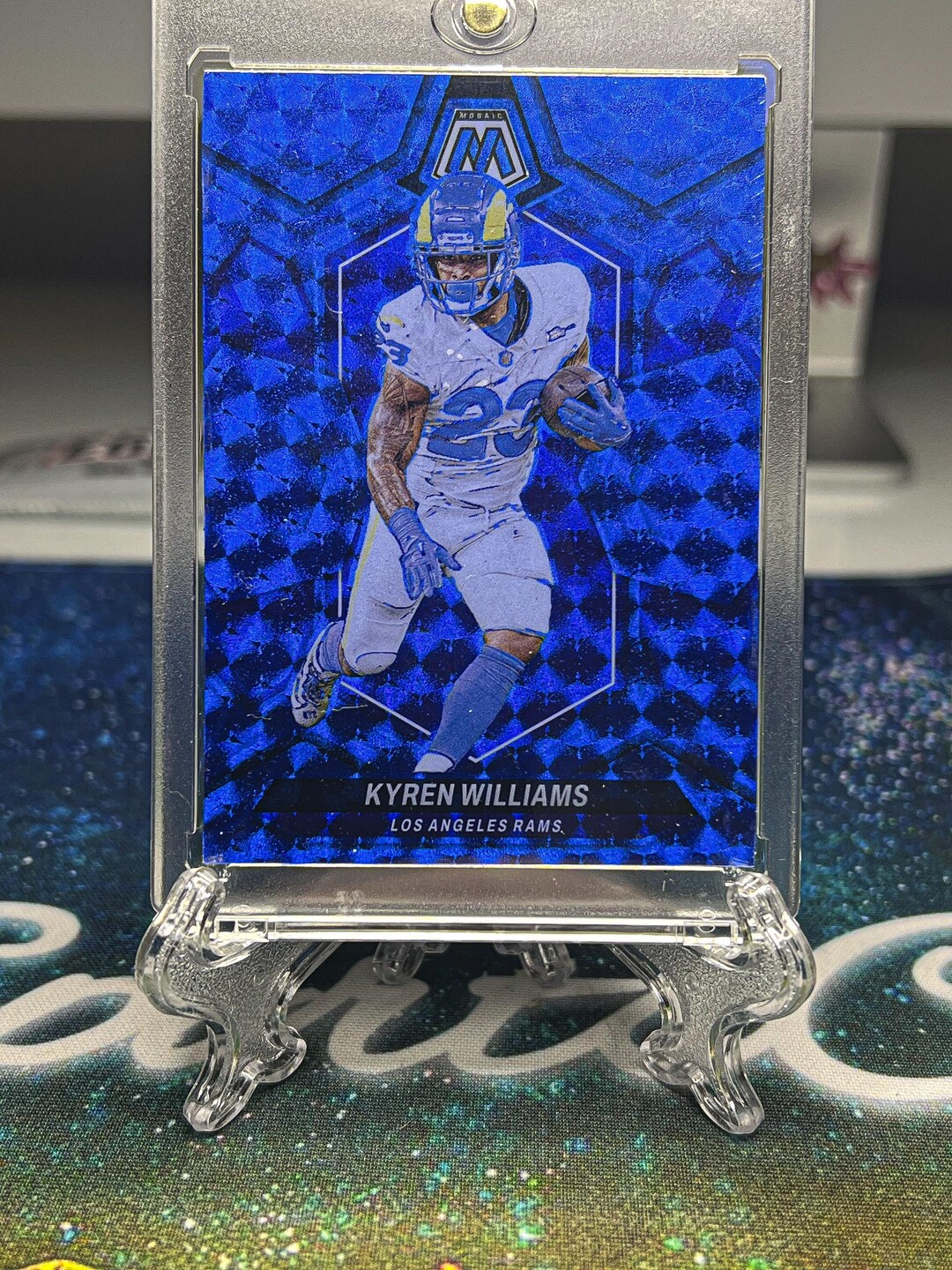Kyren Williams Altered Custom Card Blue Super Fractor 1/1 Custom Card in One Touch - Etsy