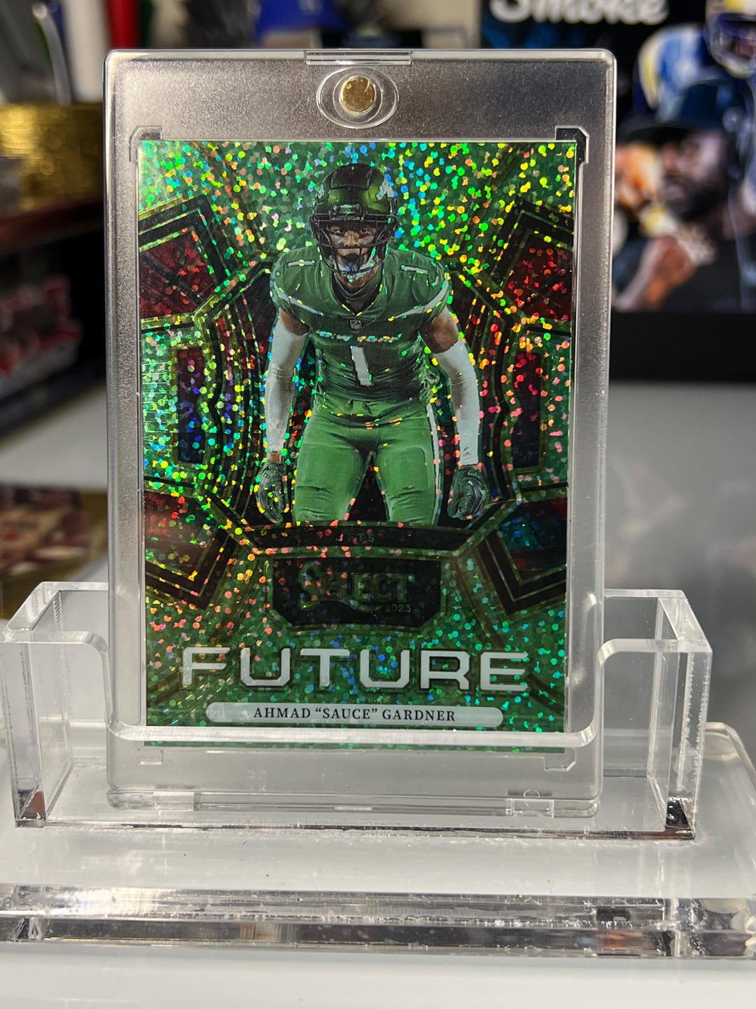 Sauce Gardner Select Green Sparkle 1/1 Altered Card With One Touch ...