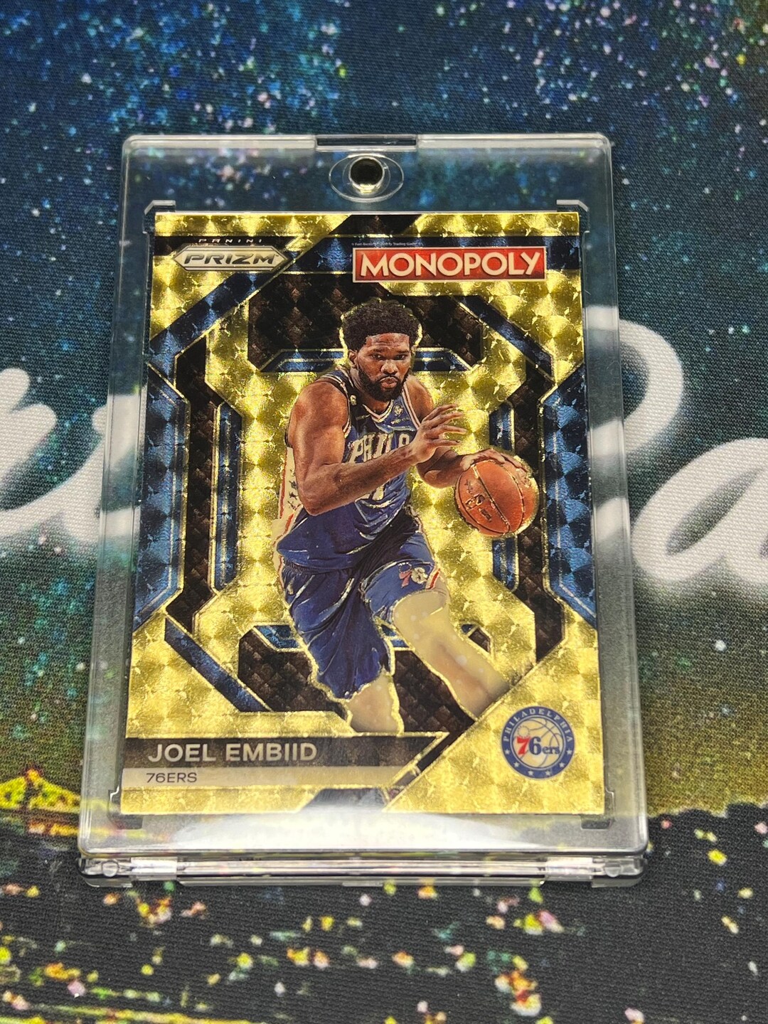 Joel Embid Altered Custom Card Gold Super Fractor 1/1 Custom Card in ...