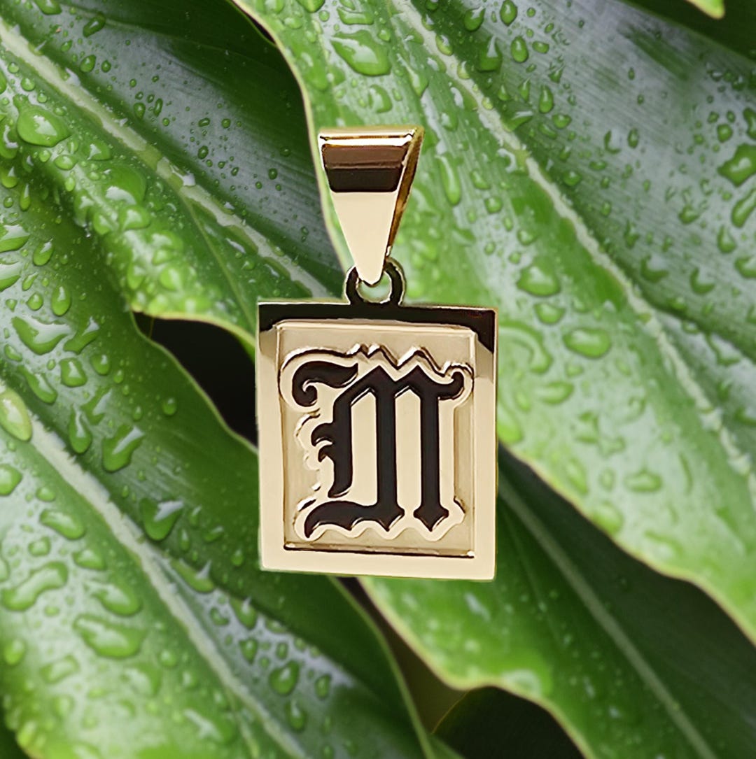 Hawaiian Initial Pendant | Made in Hawaii | Hawaiian Heirloom Jewelry ...