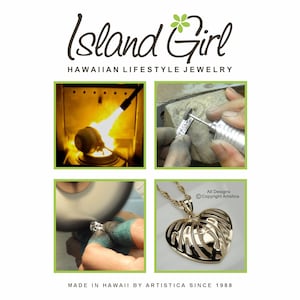 Hawaiian Initial Heart Ring: Floral Scroll Filigree, Made in Hawaii, 3 ...