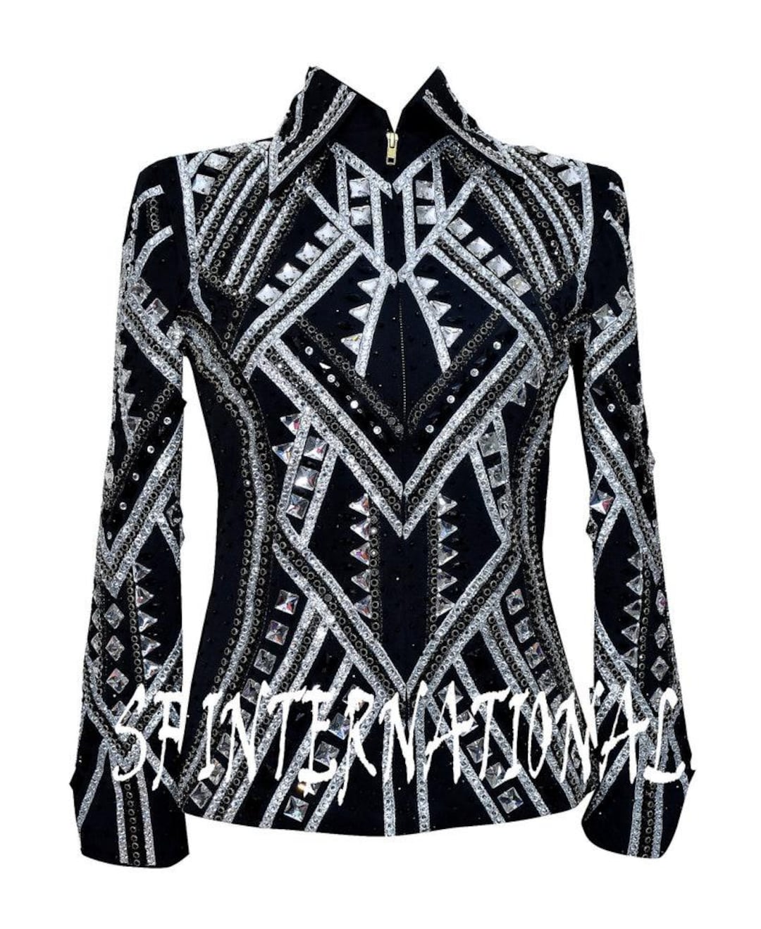 Women's Western Showmanship Jacket for Women, Horse Show Clothing ...