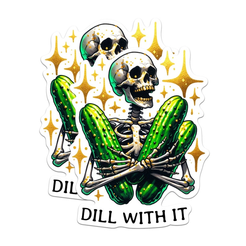 Funny Pickle Car Decals, Pack of 2 Stickers, Pickle Lover Stickers ...