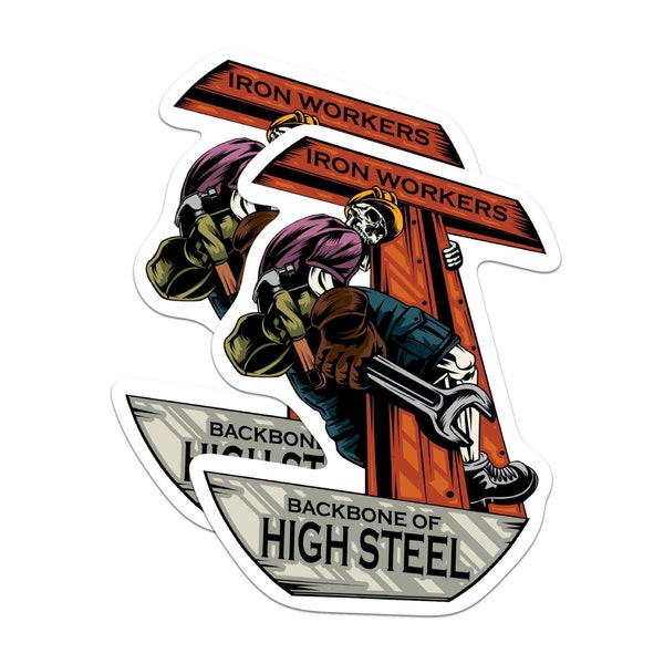 Iron Worker Stickers - Etsy
