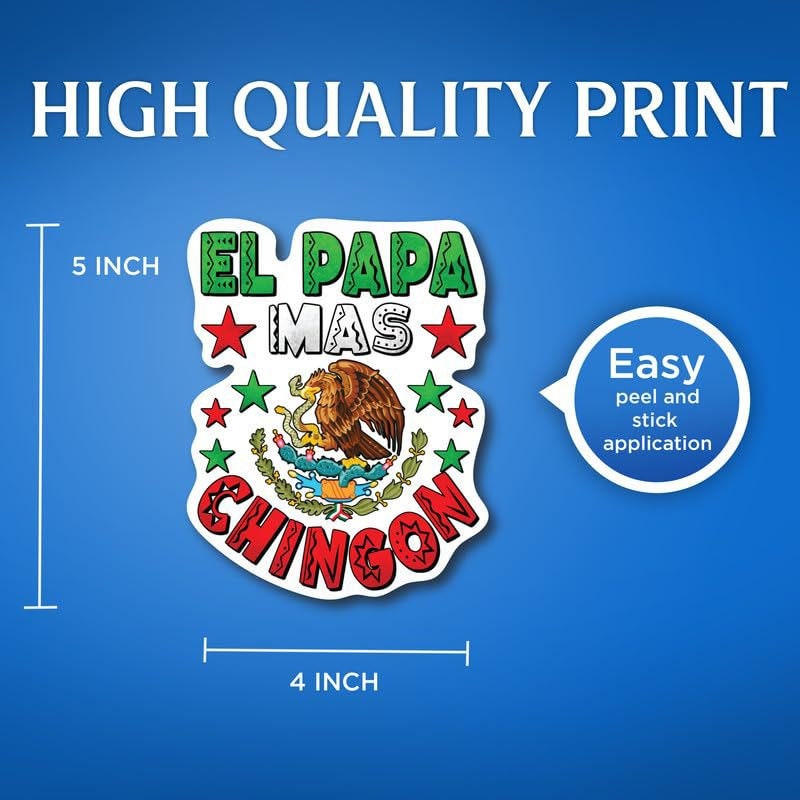 El Papa Mas Chingon - Funny Mexican Inspired Spanish Influence Stickers ...