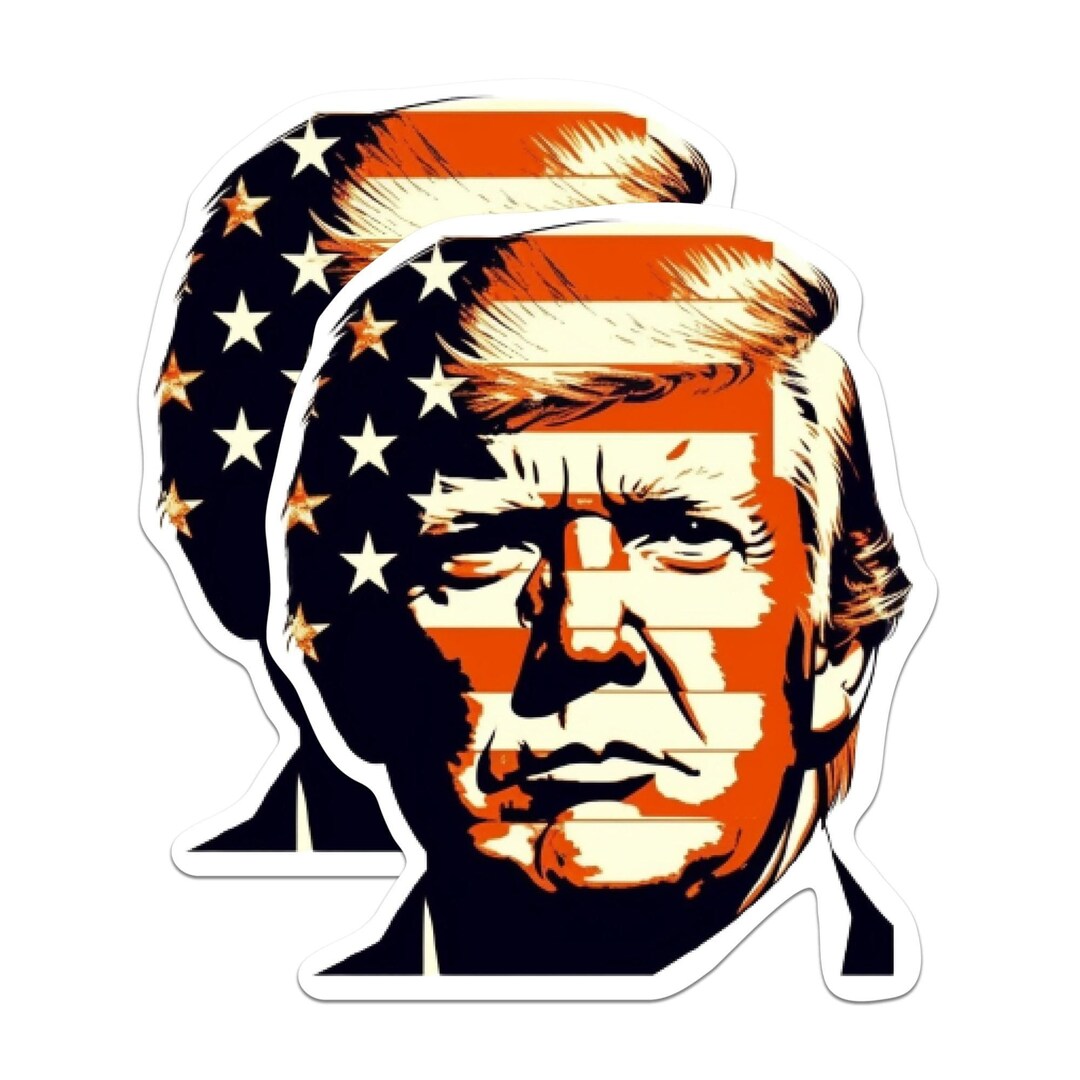 US Elections 2024 Stickers, Set of 2 Stickers, Presidential Election ...