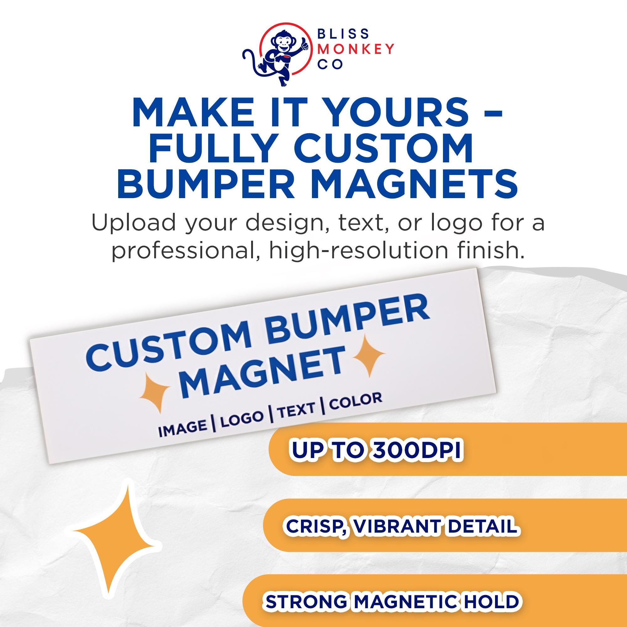 Custom Magnet for Car - Personalized Magnetic Bumper Stickers ...