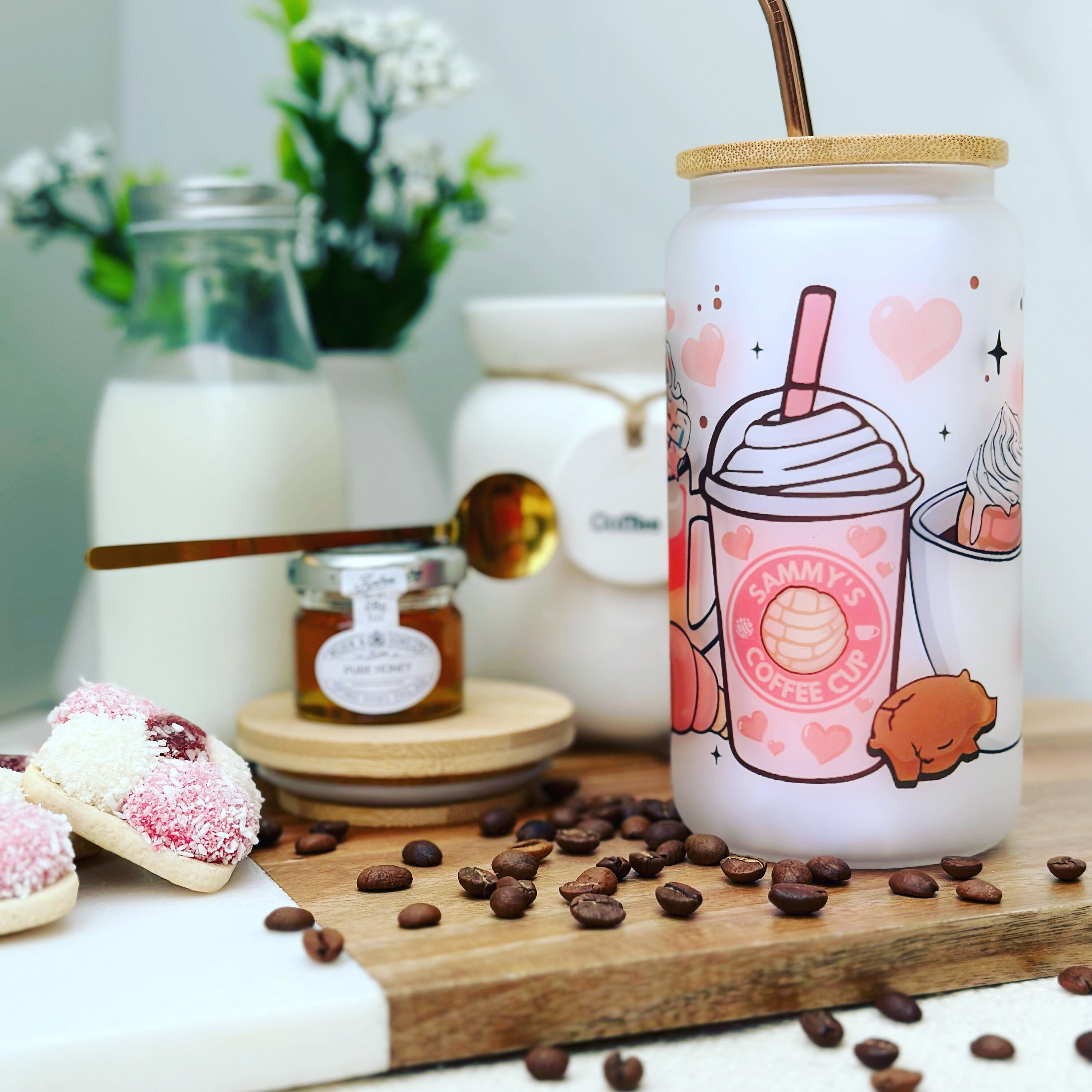 Dorm Room Essentials Coffee Bar Essentials Kit Glass to Go - Etsy