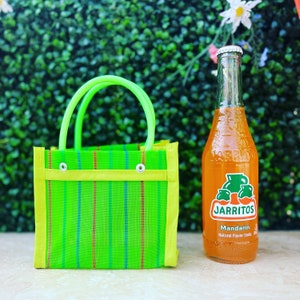 Mini Tote Bag, Mesh Mini Tote Bags, Mexican Mercado Bags, 6 Pack ...