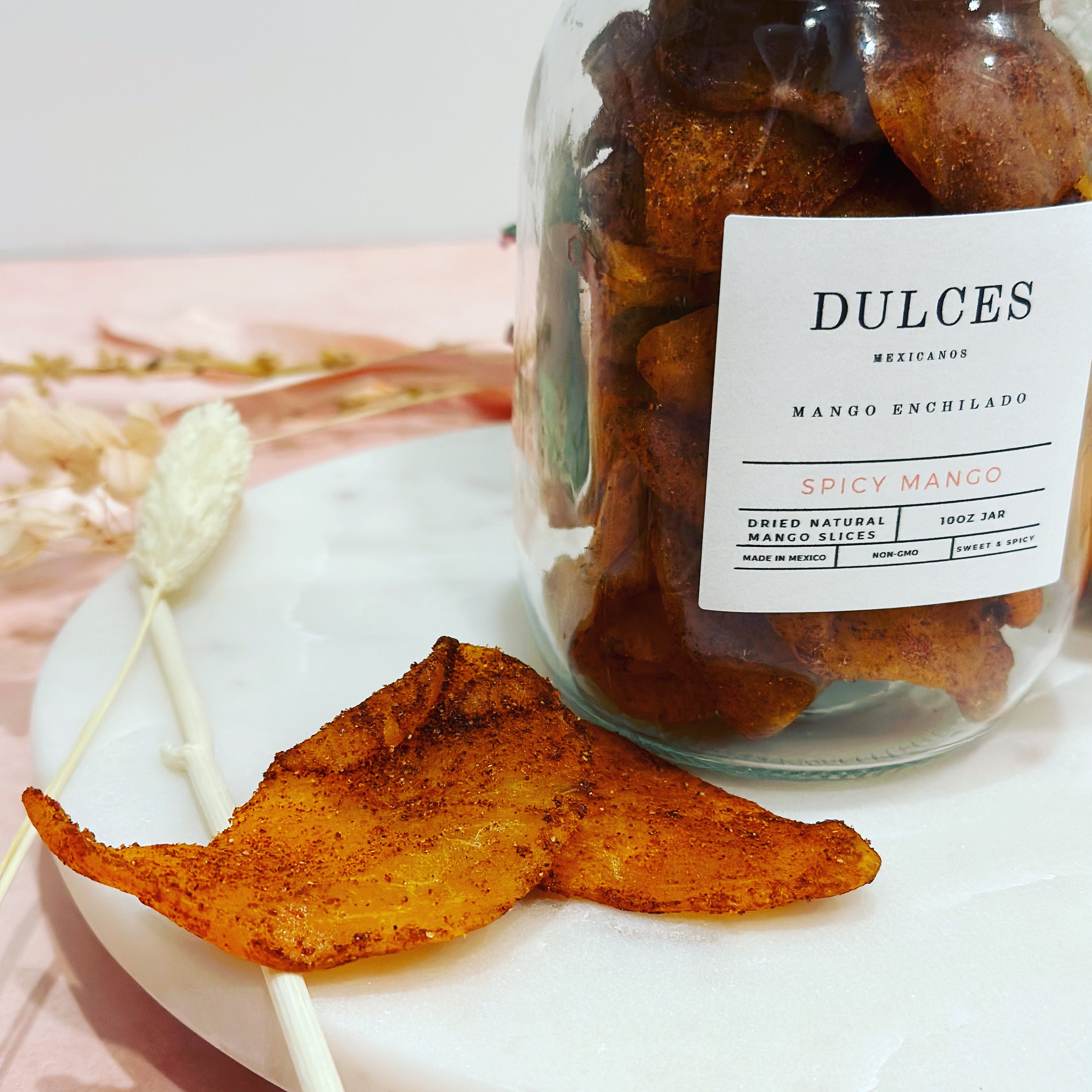 Sweet Spicy Chile Dried Mango Slices, Dulces Enchilados Mango, Spicy ...