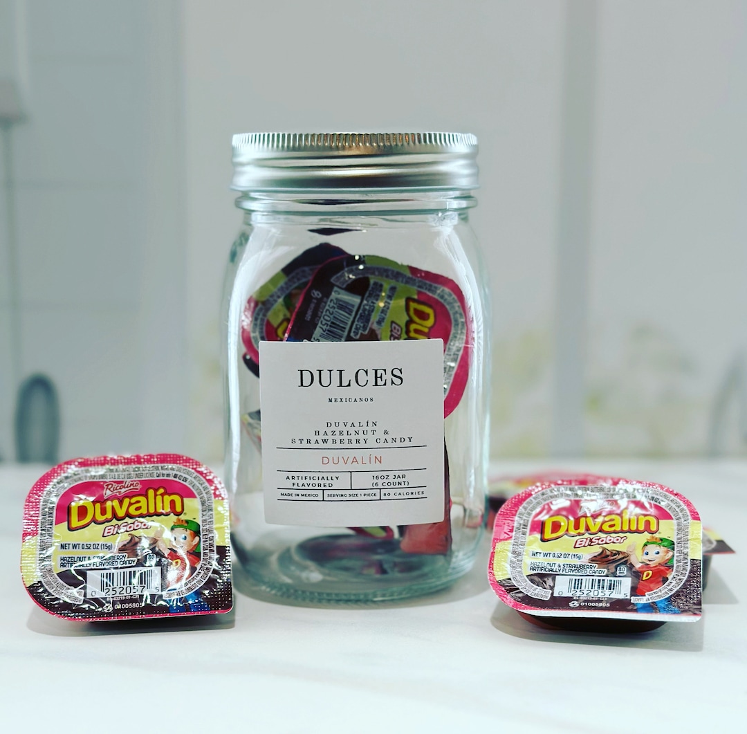 Duvalin Hazelnut Strawberry Flavored Mexican Candy, Dulces Mexicanos ...