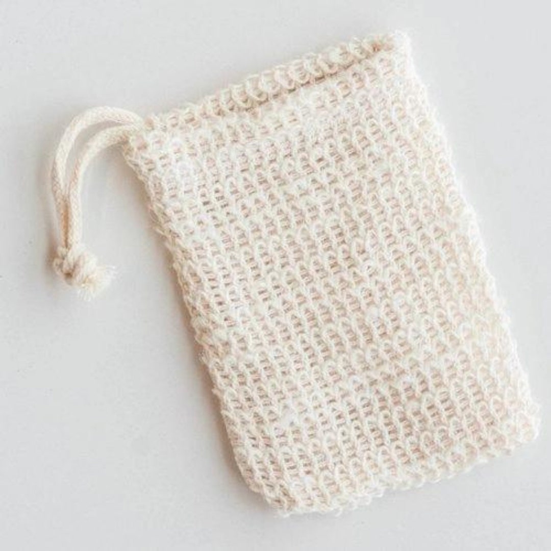 Exfoliating Soap Scrub Bag, Rope Soap Bag, Natural Sisal Soap Bag With ...