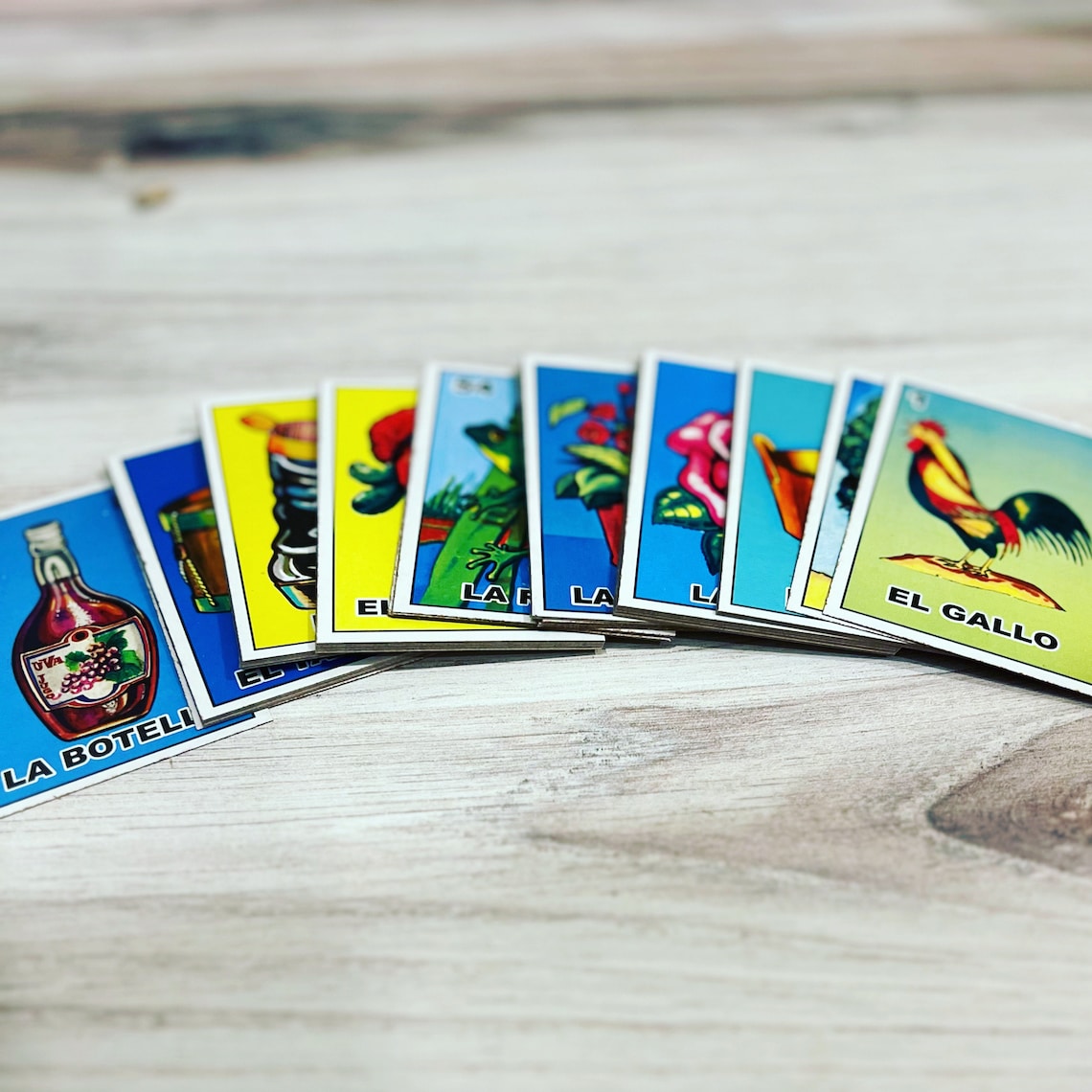 Loteria Mexicana Mexican Bingo Game Loteria Game Set With 10 - Etsy UK