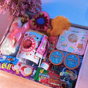 Mexican Candy, Mexican Treat Gift Box, Cafecito Y Chisme Coffee Mug, Gifts for Her, Candy Gift ...