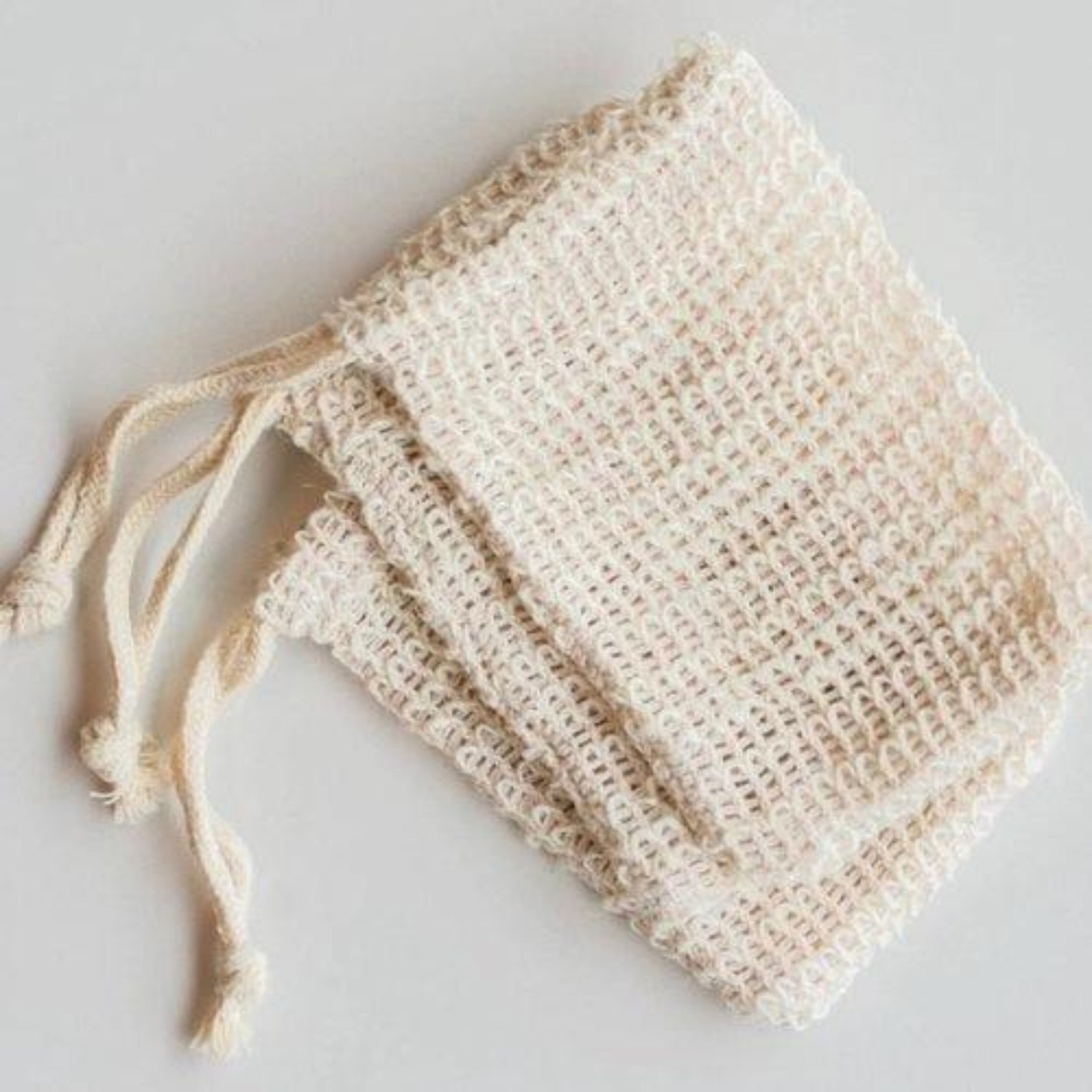 Exfoliating Soap Scrub Bag Rope Soap Bag Natural Sisal Soap - Etsy