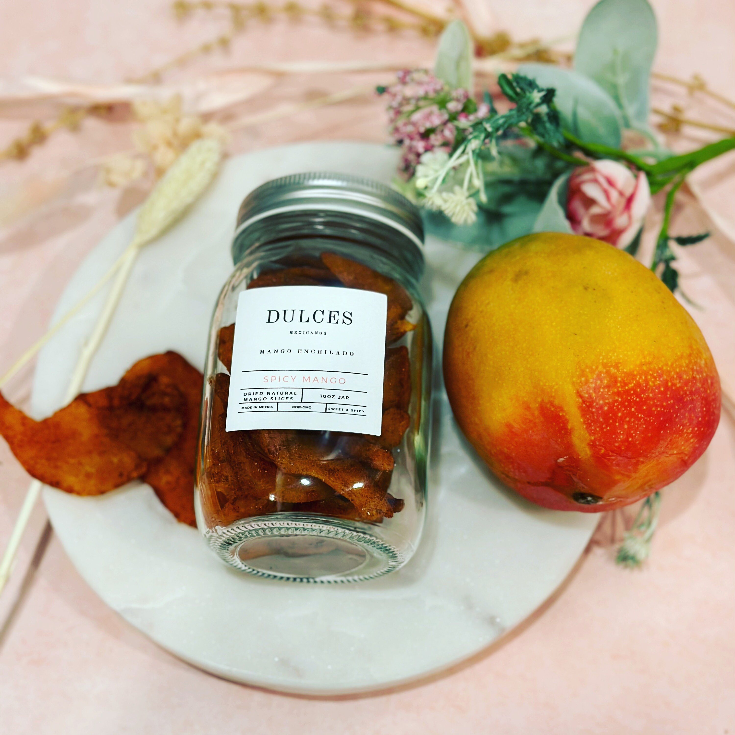 Sweet Spicy Chile Dried Mango Slices, Dulces Enchilados Mango, Spicy ...